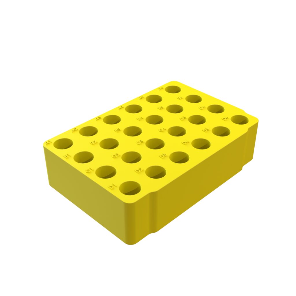 Myra 24x Ø13 Tube Loading Block - Bio Molecular Systems